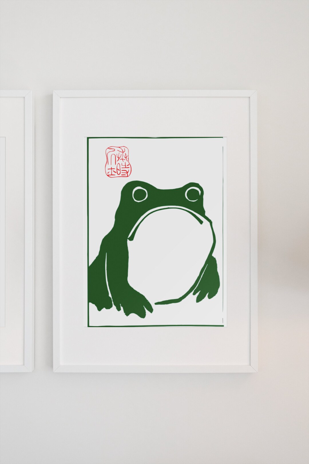 Matsumoto Hoji Frog Japanese Art Woodblock Edo - Etsy