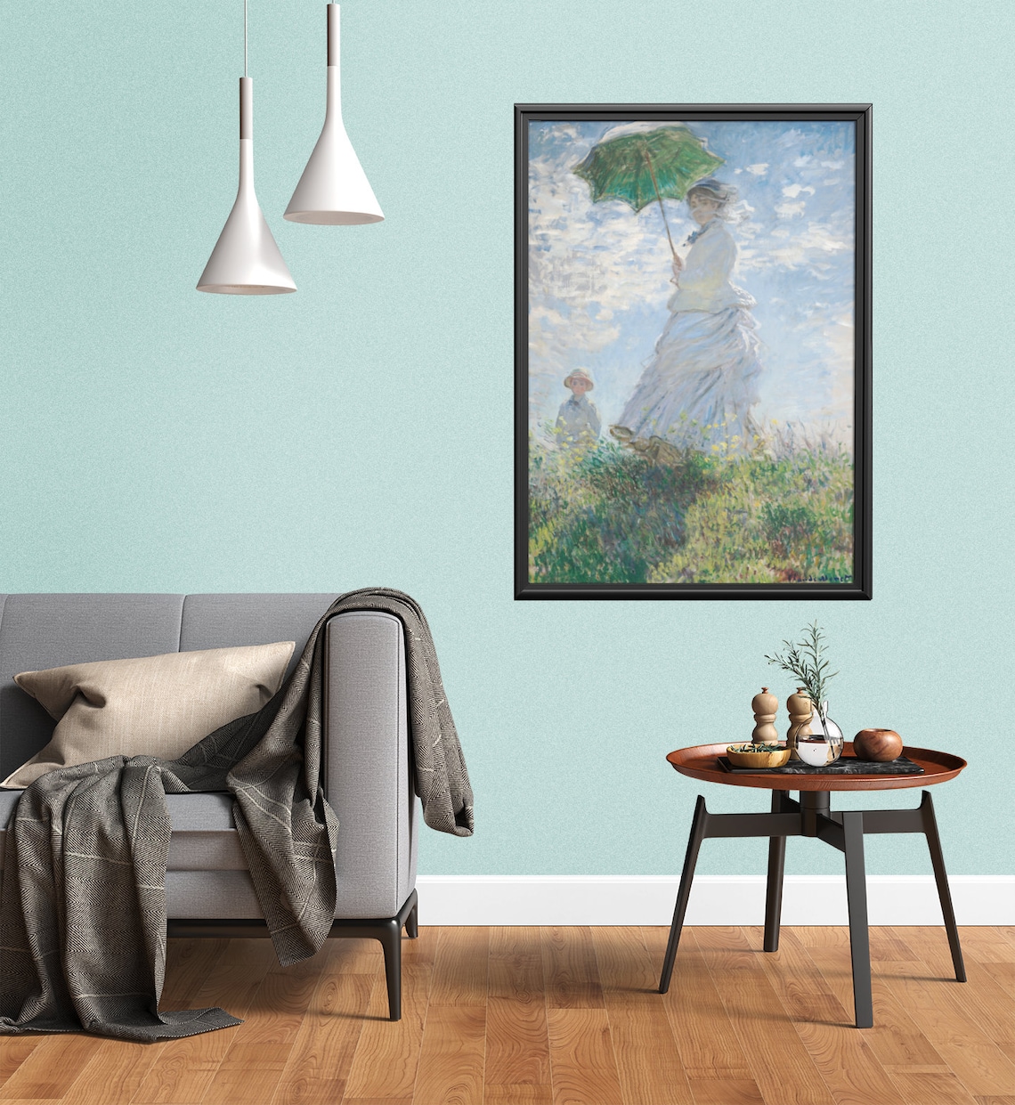 Monet Woman With Parasol Print: Impressionist Art (digital Download) - Etsy