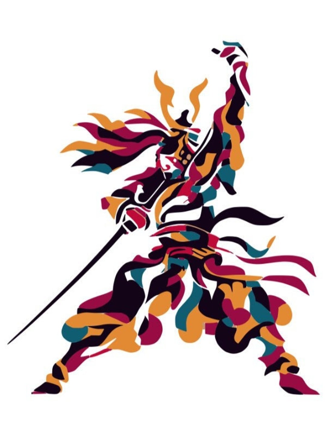 Samurai Wall Art Digital Wall Art Samurai Print Samurai - Etsy