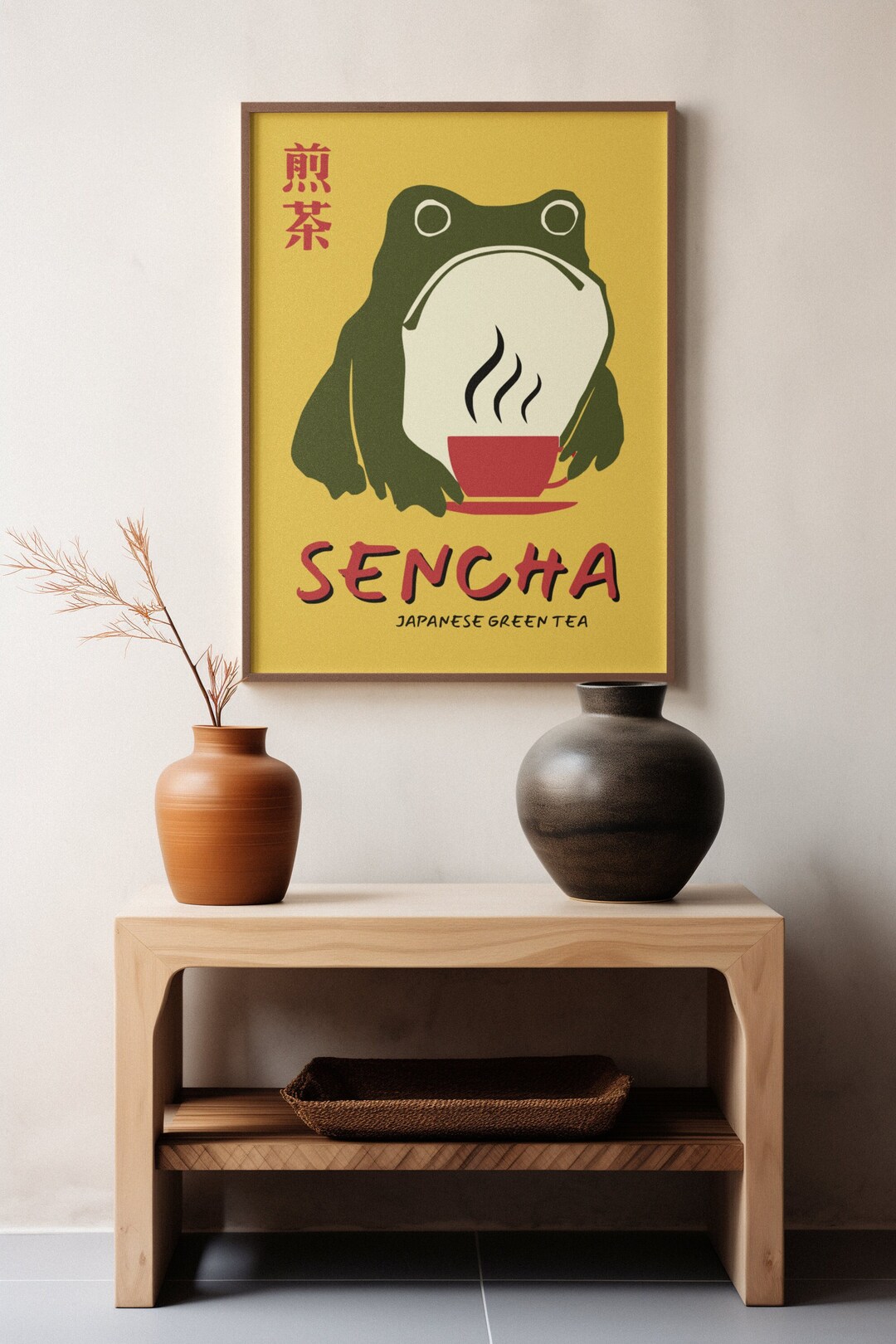 Grumpy Tea Frog | Matsumoto Hoji Lucky Grumpy Unimpressed Frog I ...