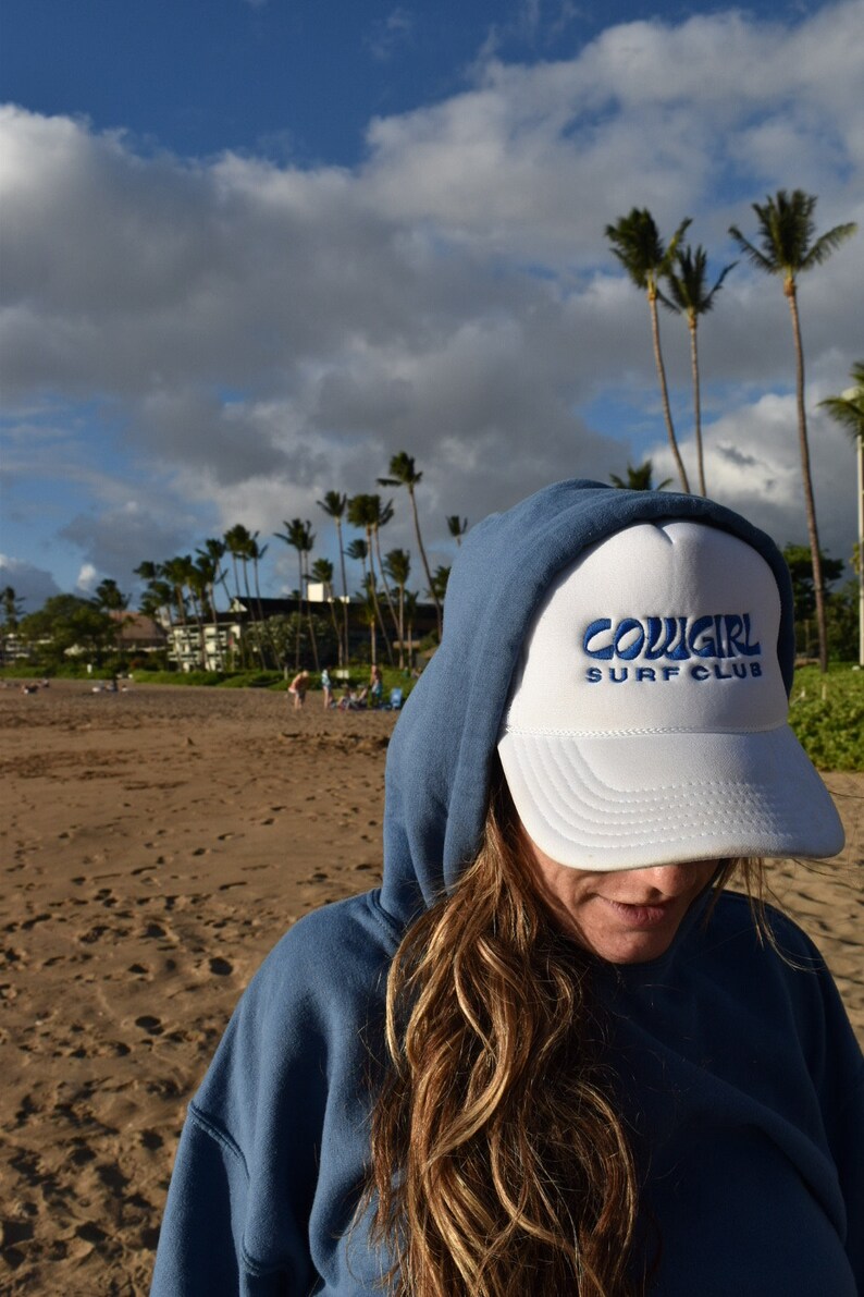 Cowgirl Surf Club Trucker Hat - Etsy