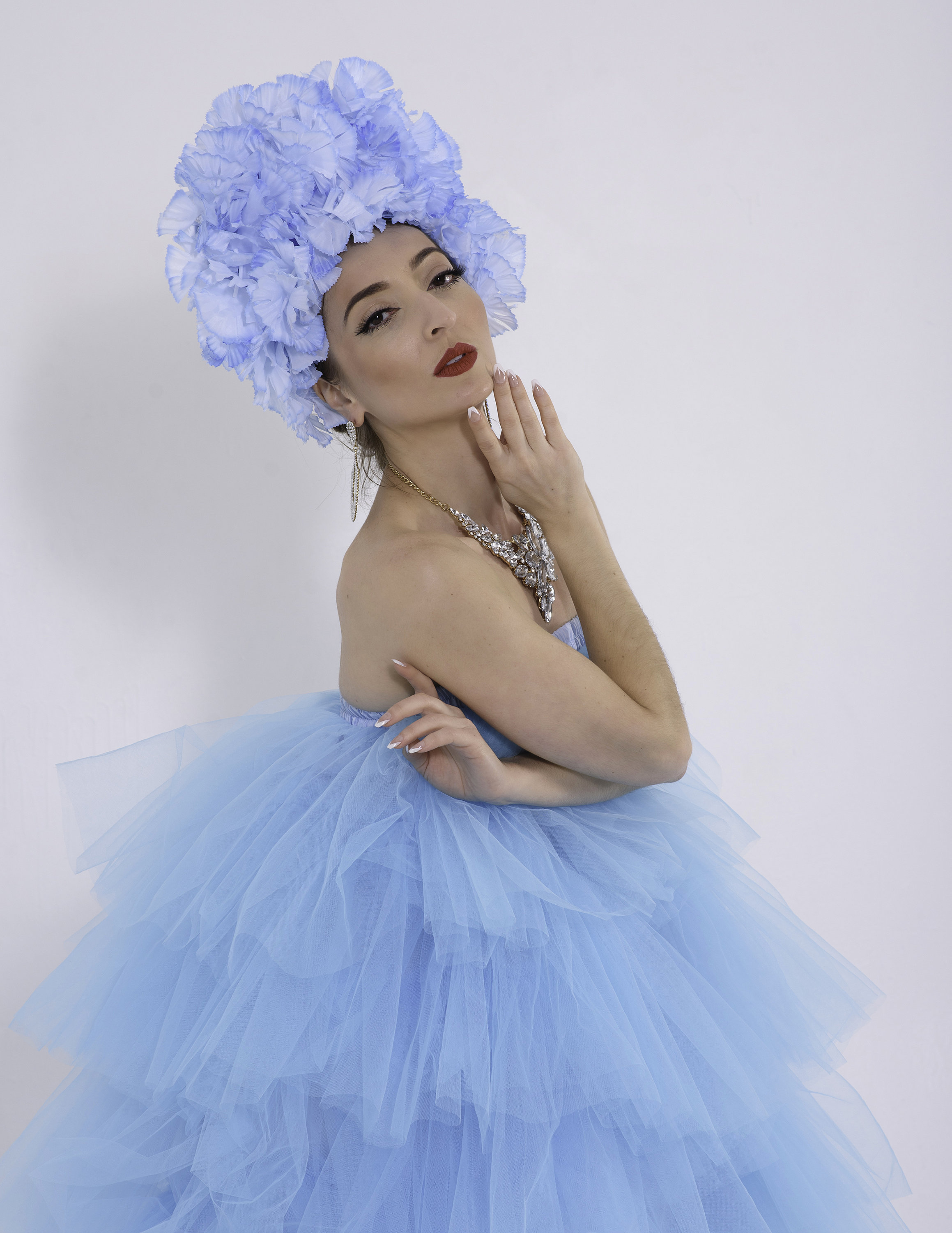Baby Blue Puffy Tulle Dress - Etsy