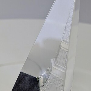 Eiffel Tower Crystal Paperweight - 3'' High - Etsy