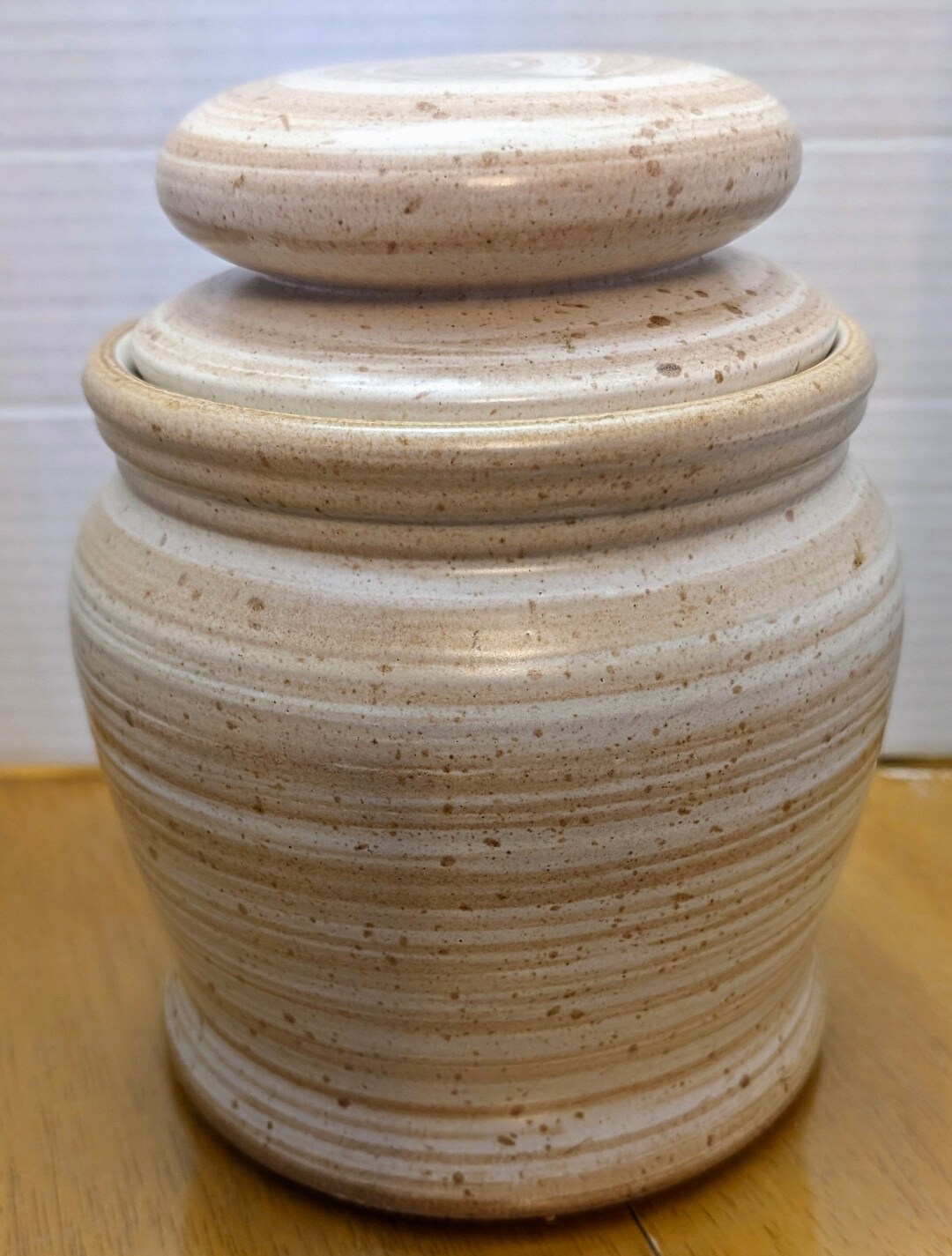 Vintage - Jar / Pot Pottery Guenin Trudeau - Measures 8.5" Tall. - Etsy