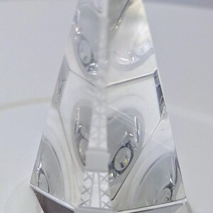 Eiffel Tower Crystal Paperweight - 3'' High - Etsy