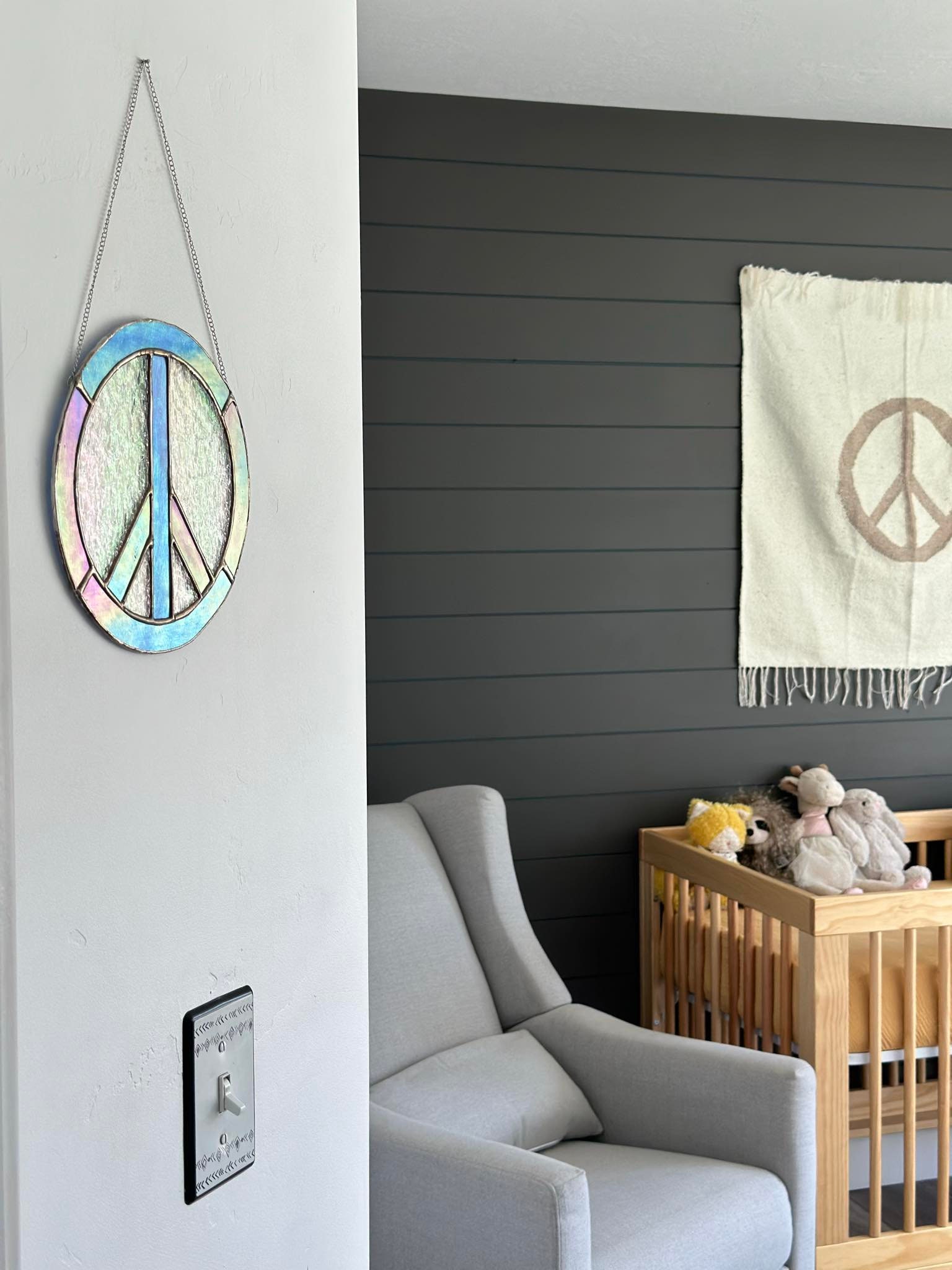 Peace Sign Stained Glass Pattern Digital Download - Etsy