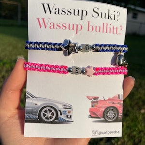 Suki X Brian Matching Bracelets/couples Bracelets/friendship Bracelets ...
