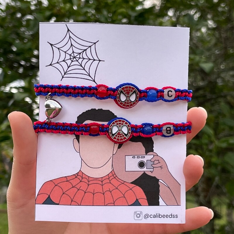 Spiderman Bracelet Matching - Etsy