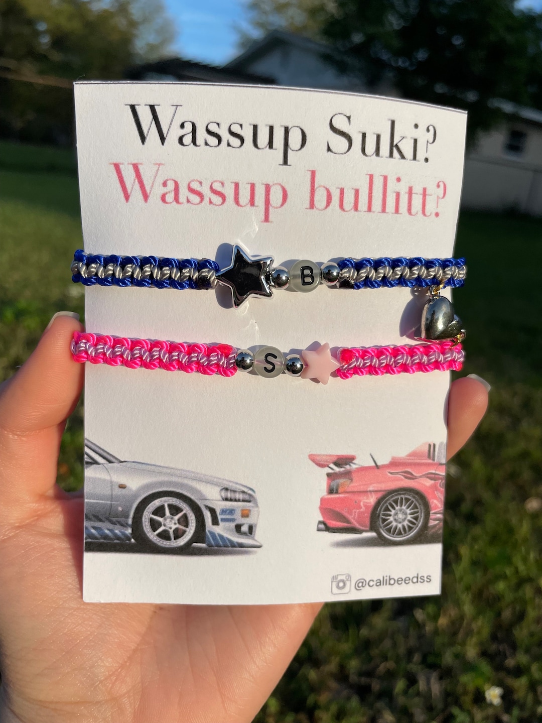 Suki X Brian Matching Bracelets/couples Bracelets/friendship Bracelets ...
