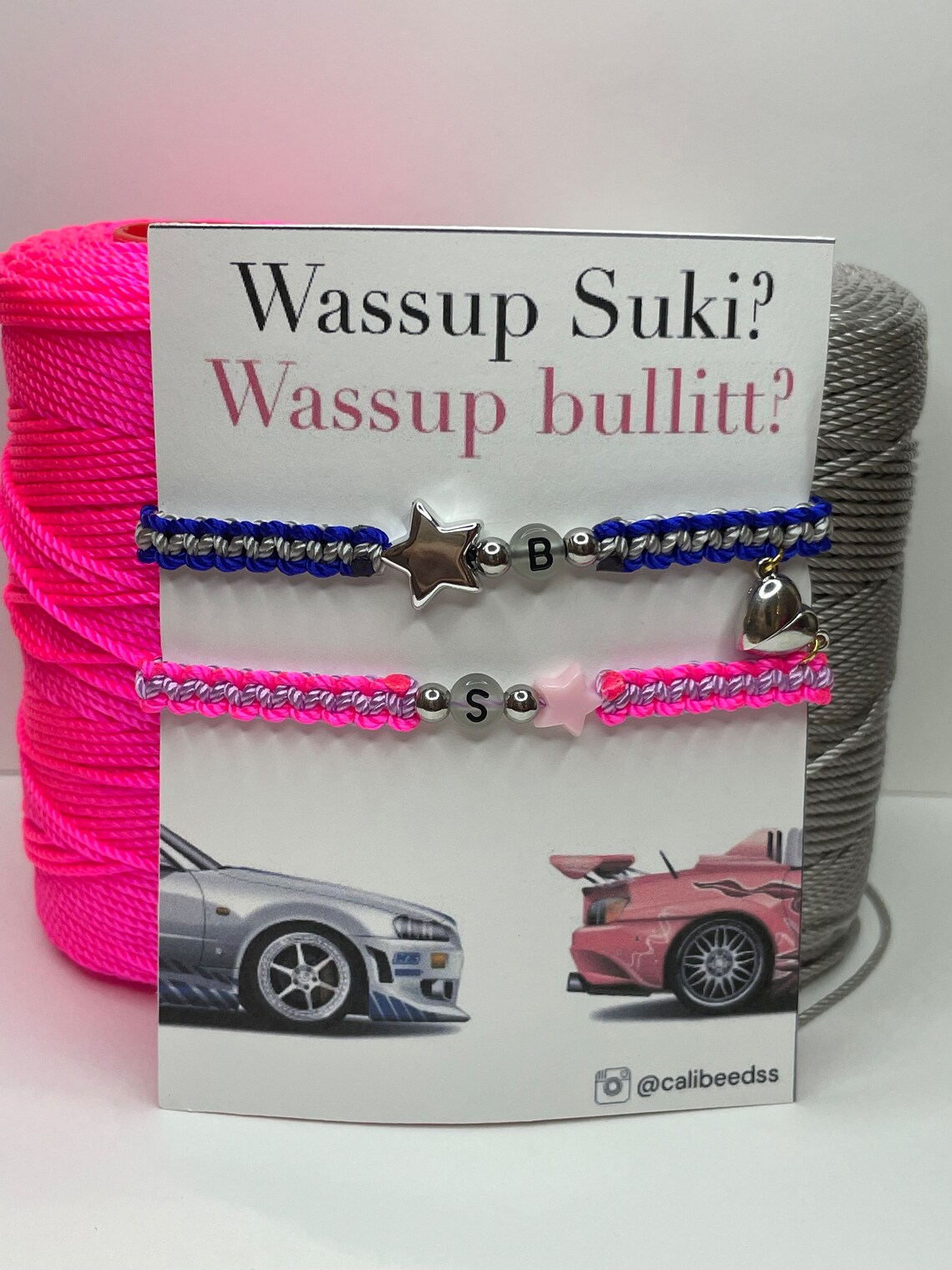 Suki X Brian Matching Bracelets/couples Bracelets/friendship Bracelets ...