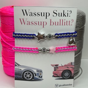 Suki X Brian Matching Bracelets/couples Bracelets/friendship Bracelets ...