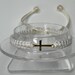 Matching Cross Couples Bracelets/magnetic Heart Gold Color Cross - Etsy