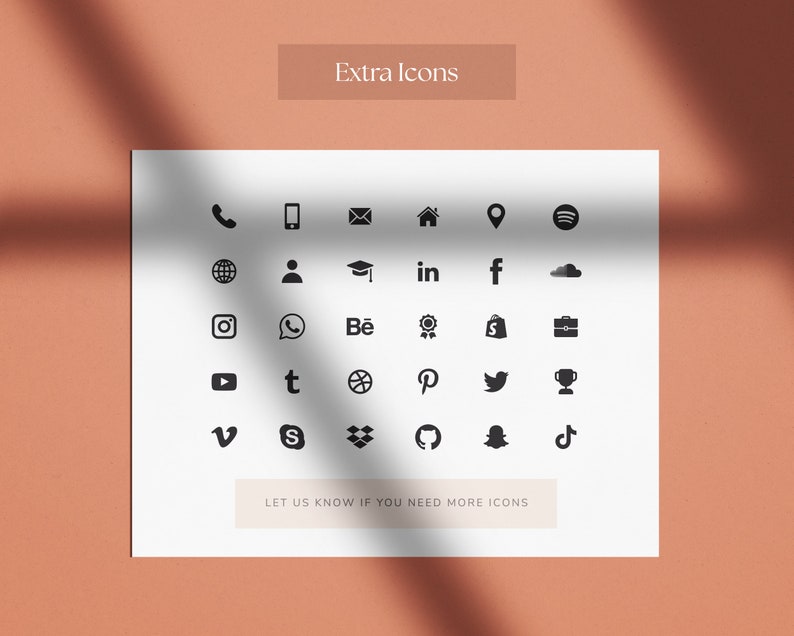 Clean Resume Template With Photo for Microsoft Word and Google Docs ...