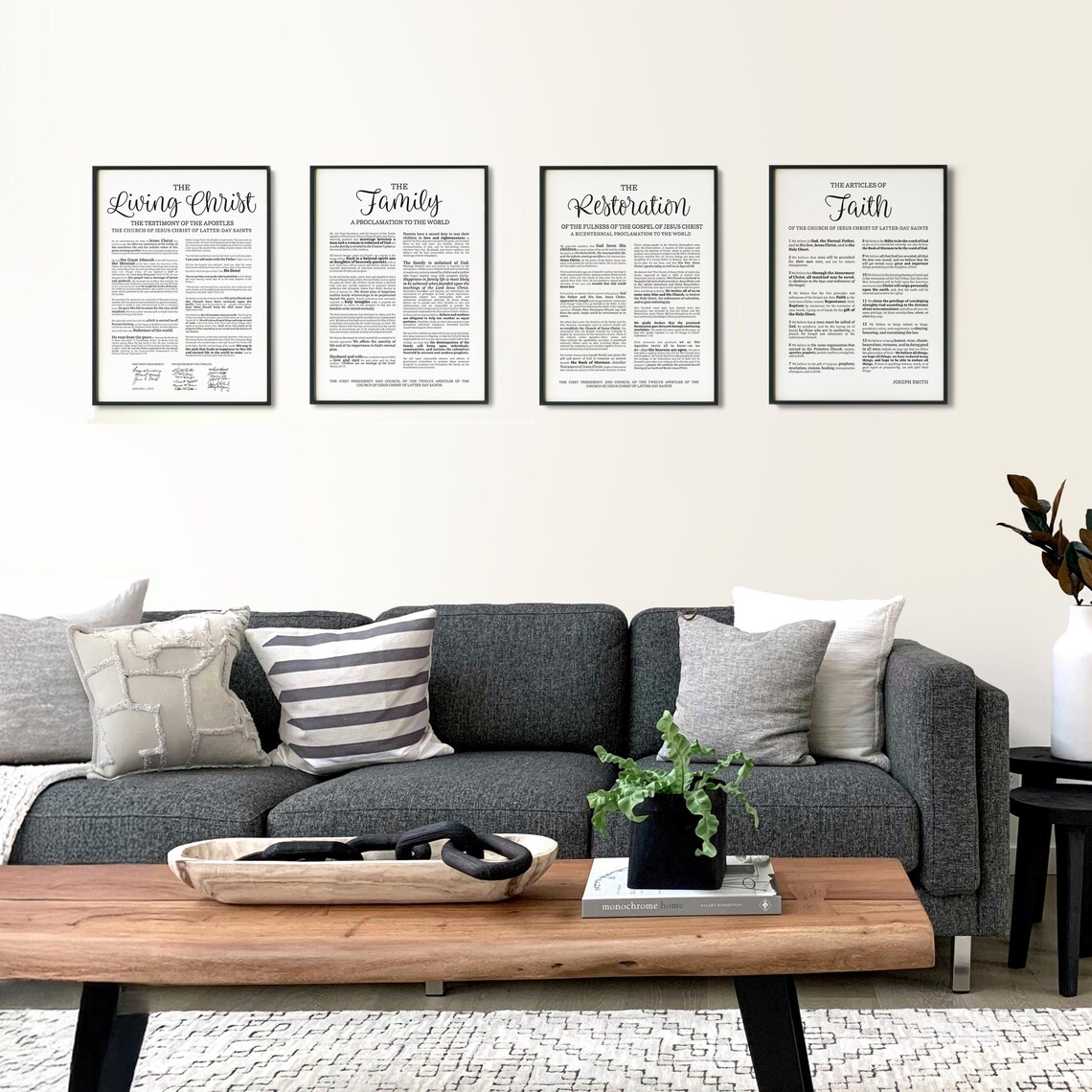 Printable LDS Proclamation Bundle Wall Art – the Living Christ, the ...