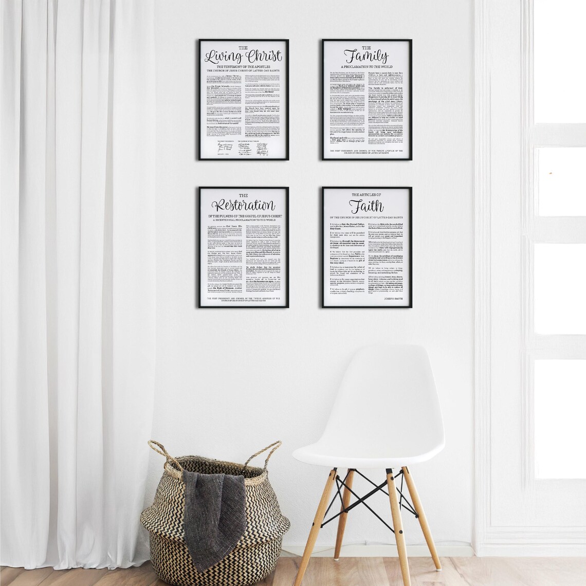 Printable LDS Proclamation Bundle Wall Art – the Living Christ, the ...