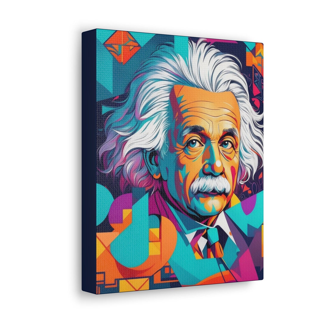 Einstein Canvas Gallery Wraps 8''x10'' | Einstein Art | Albert Einstein ...