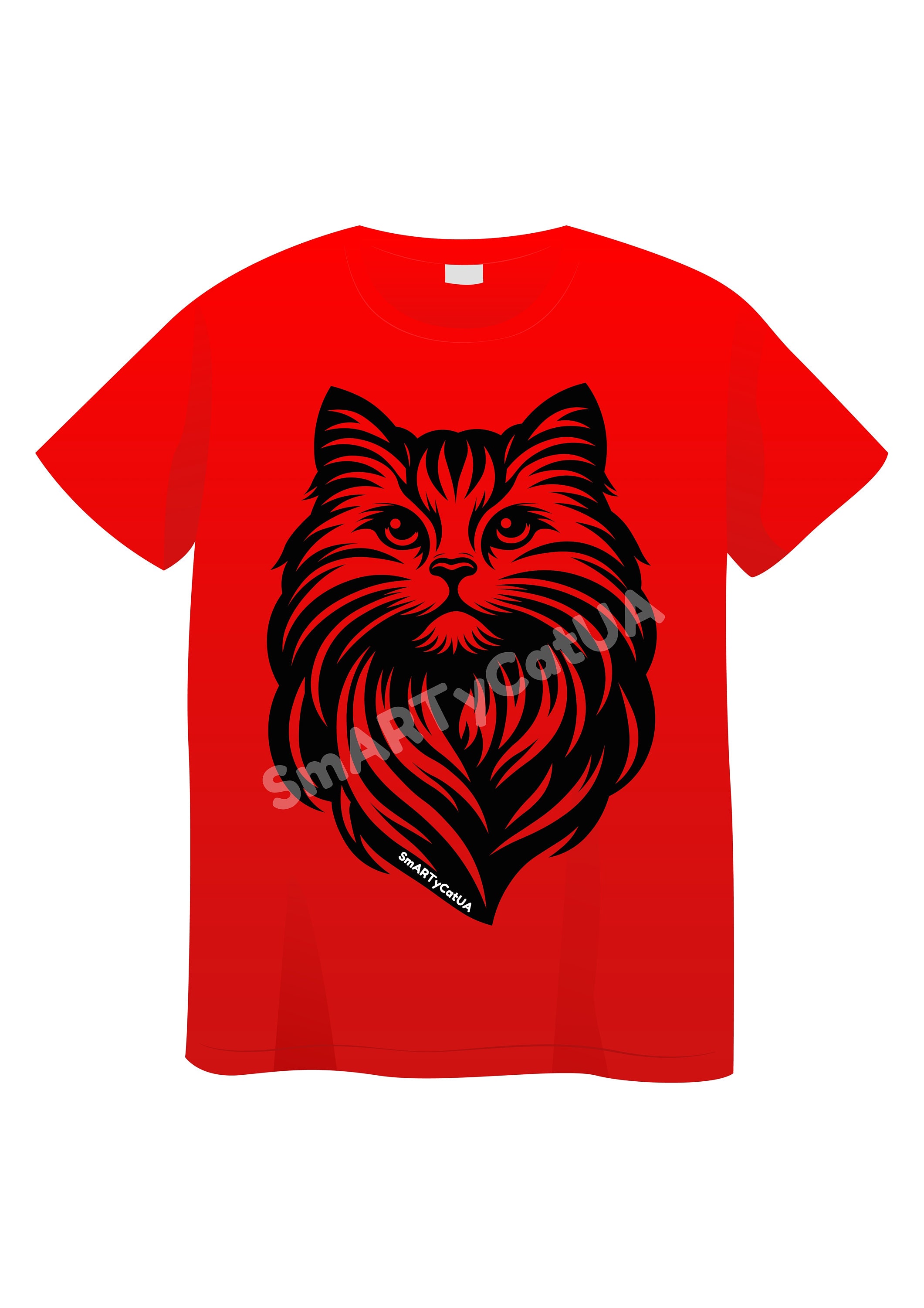 Cat Svg Png Dxf Cut File Black Cat Cat Vector Template For A