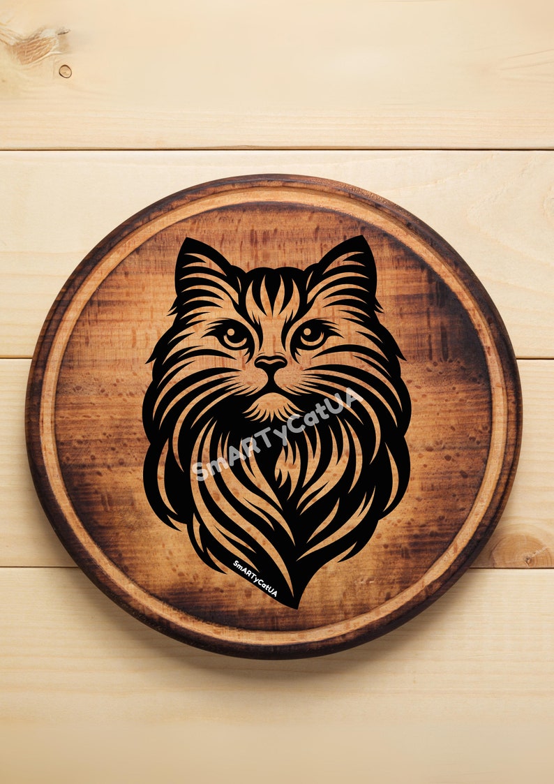 Chat SVG | PNG | Fichier de découpe DXF | chat noir | vecteur de chat ...