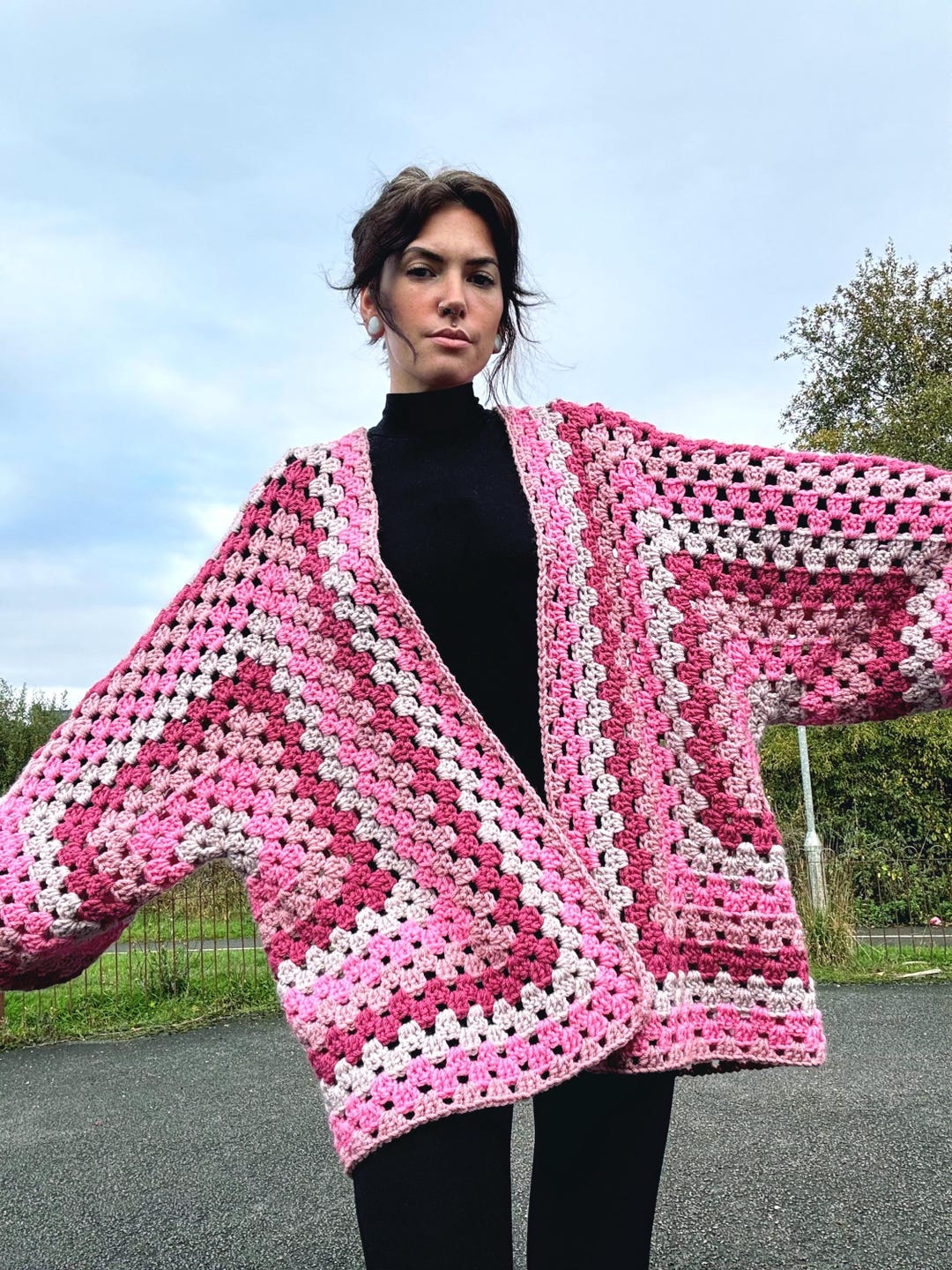Crochet Cardigan - Etsy