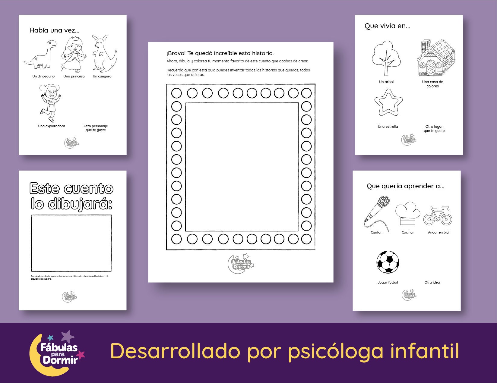 CREATE YOUR FABLE Printable Pdf for Children Made by - Etsy UK