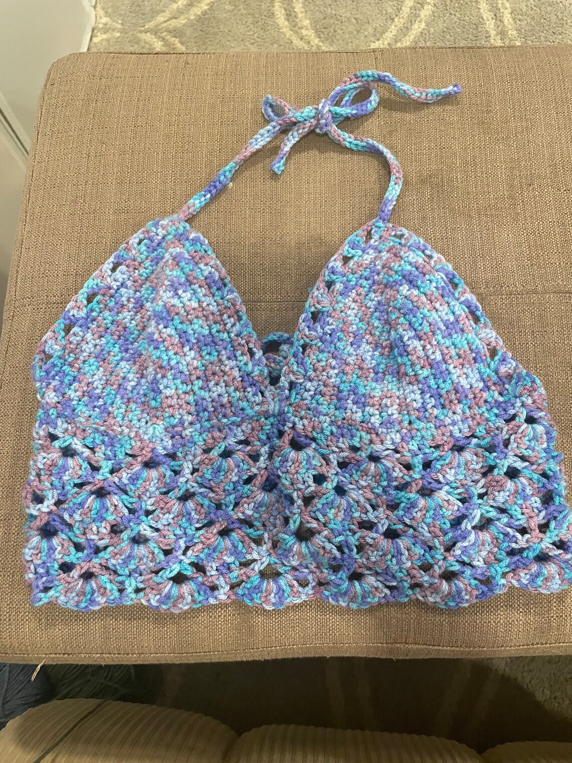 White Shell Crop Top - Etsy