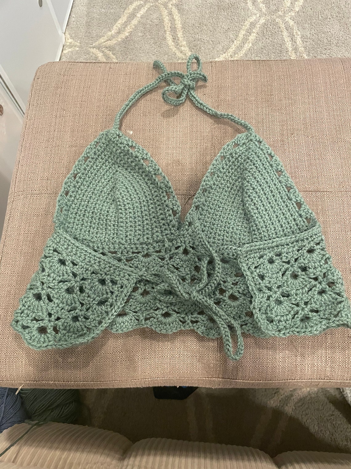 White Shell Crop Top - Etsy