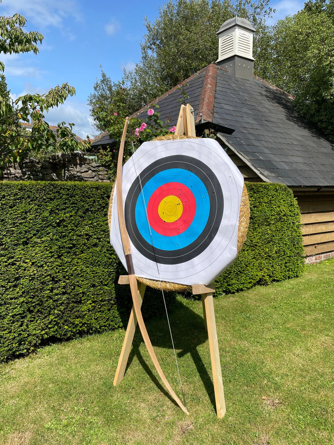 Longbow. 100% Handmade. 70 Inch Red Oak. Features Hand - Etsy