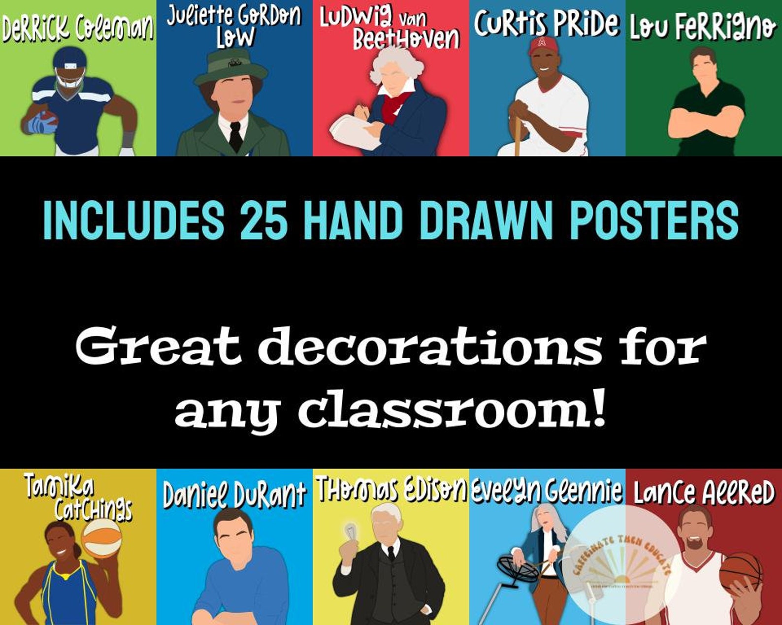 25 Famous & Influential Deaf Posters for Any Classroom and Subject - Etsy