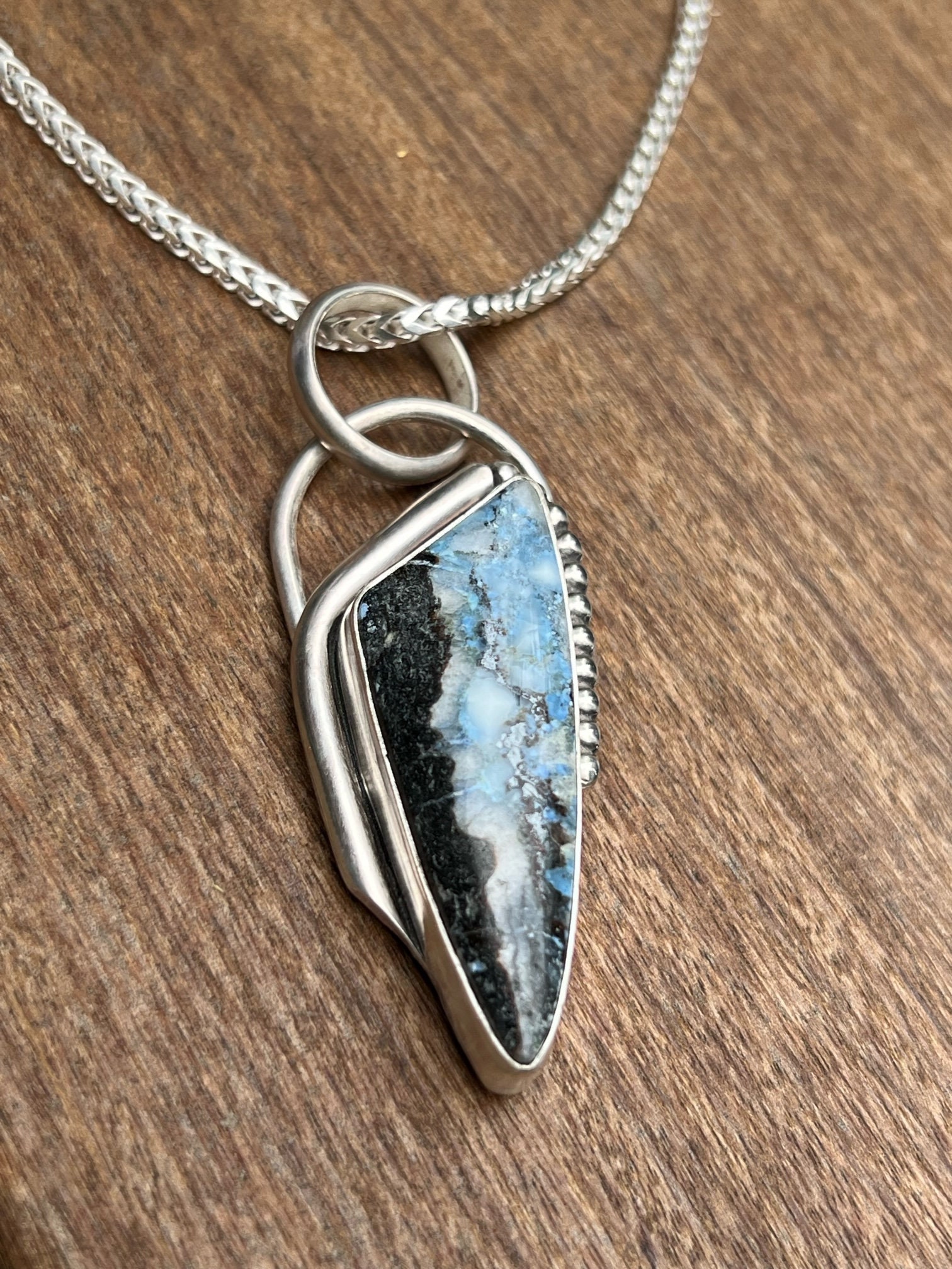 Snow Mountain Lavender Turquoise Pendant, Snow Mountain Turquoise ...