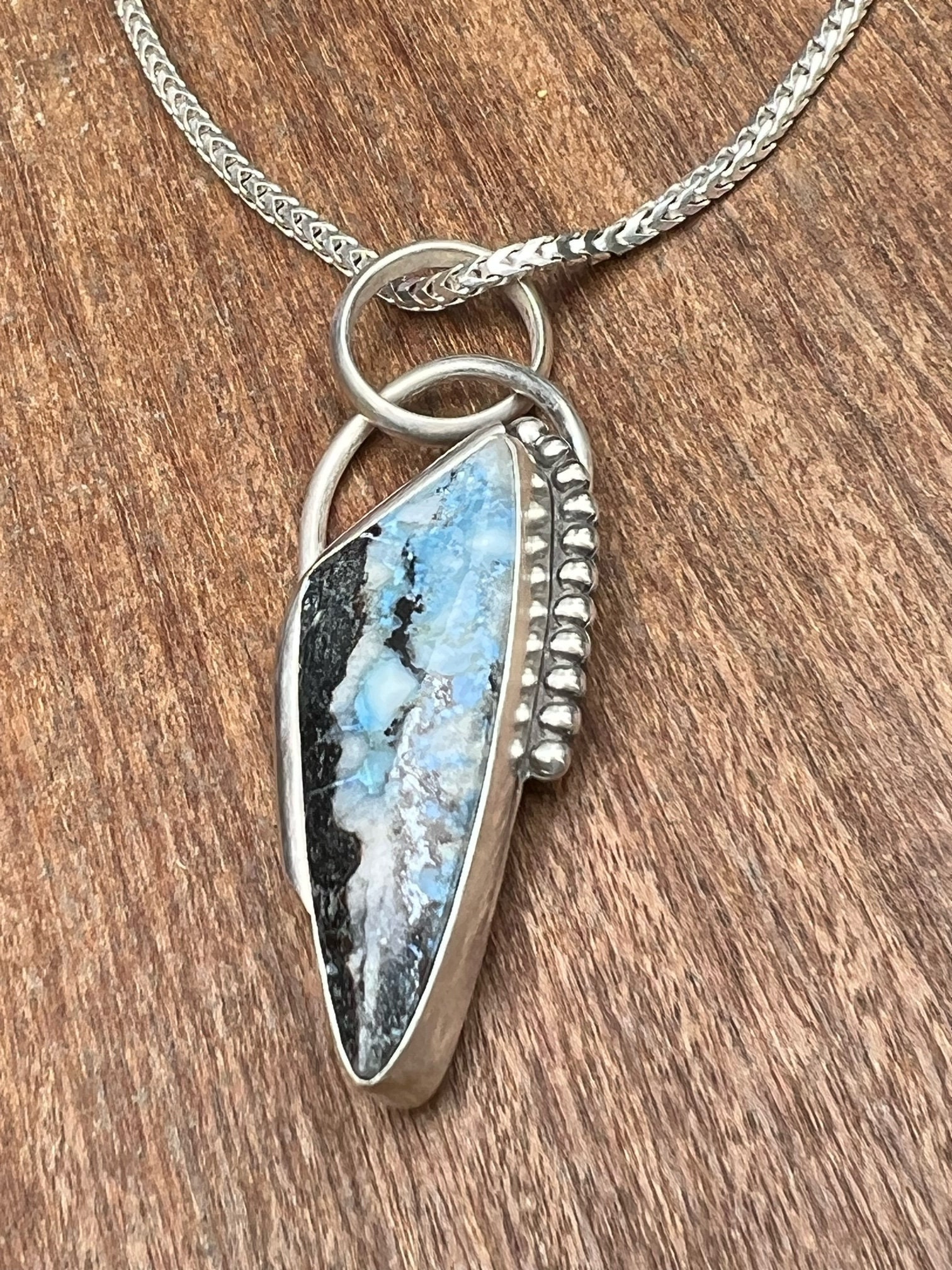 Snow Mountain Lavender Turquoise Pendant, Snow Mountain Turquoise ...