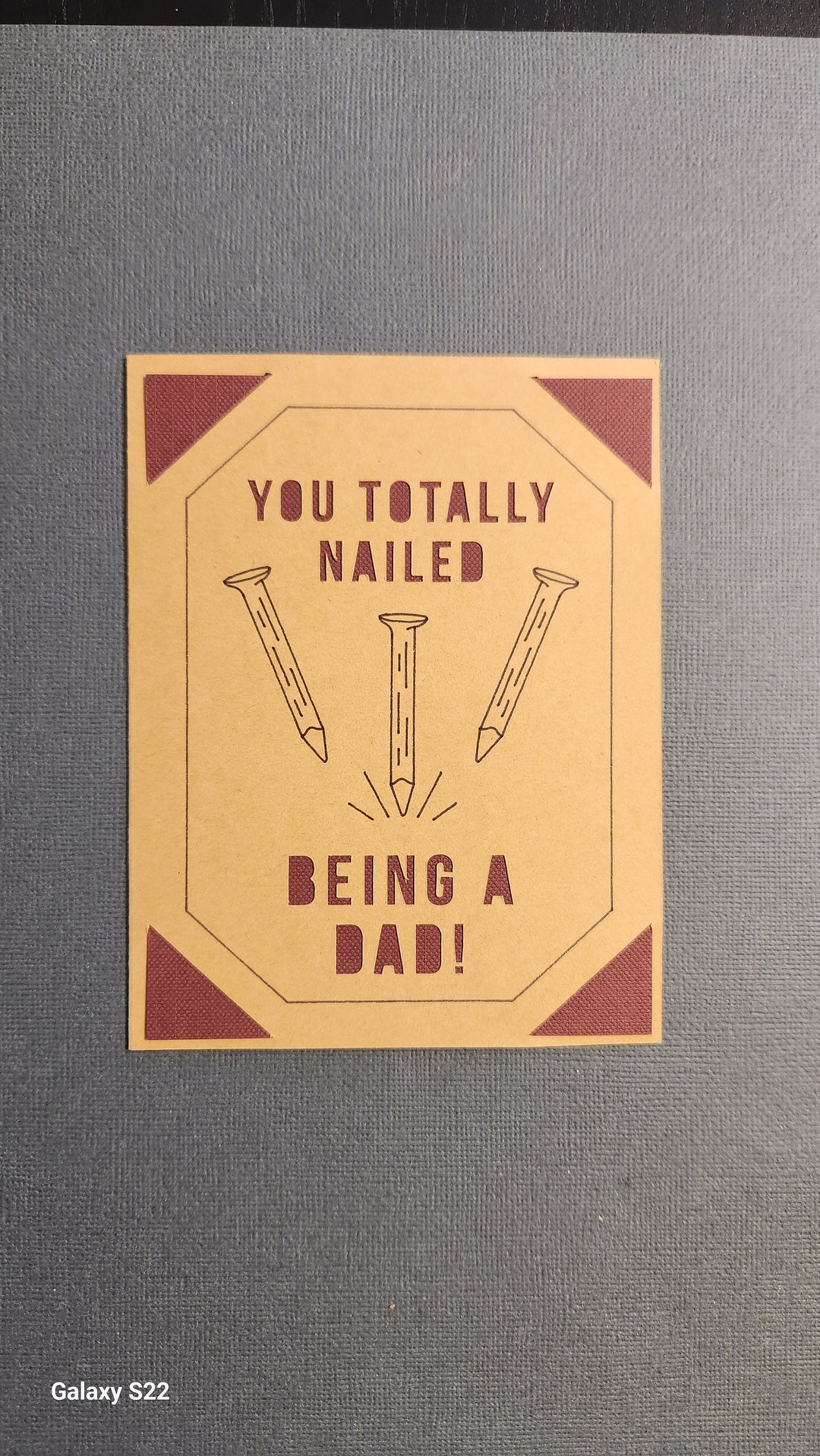 Cricut Insert Father's Day, Dad Card, You Totally Nailed Being A Dad ...