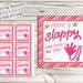 INSTANT DOWNLOAD Kids Valentine, High Five Have A Slappy Valentine's ...