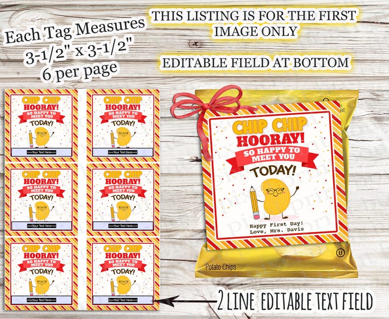 INSTANT DOWNLOAD Chip Chip Hooray so Happy to Meet You Today Welcome ...