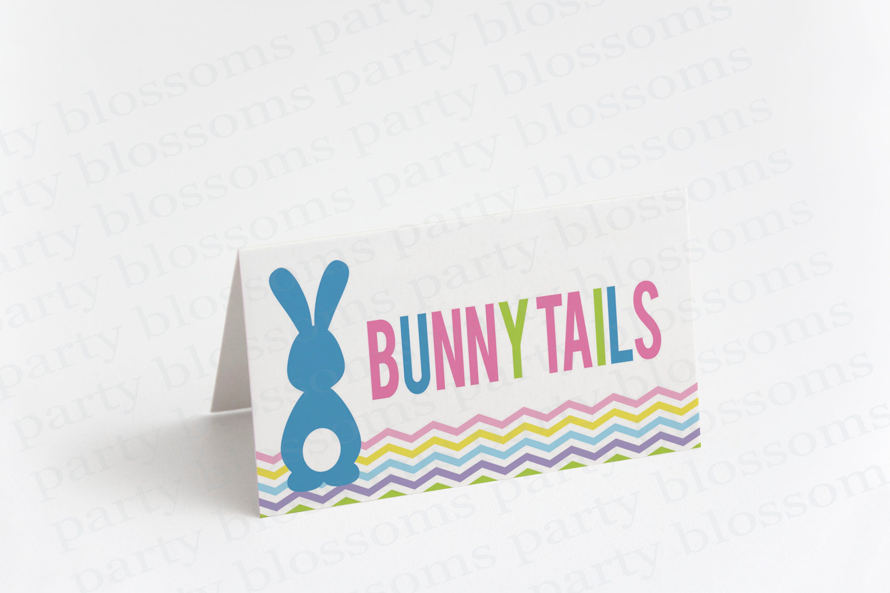 INSTANT DOWNLOAD Bunny Tails Treat Topper Happy Easter, Little Chick ...