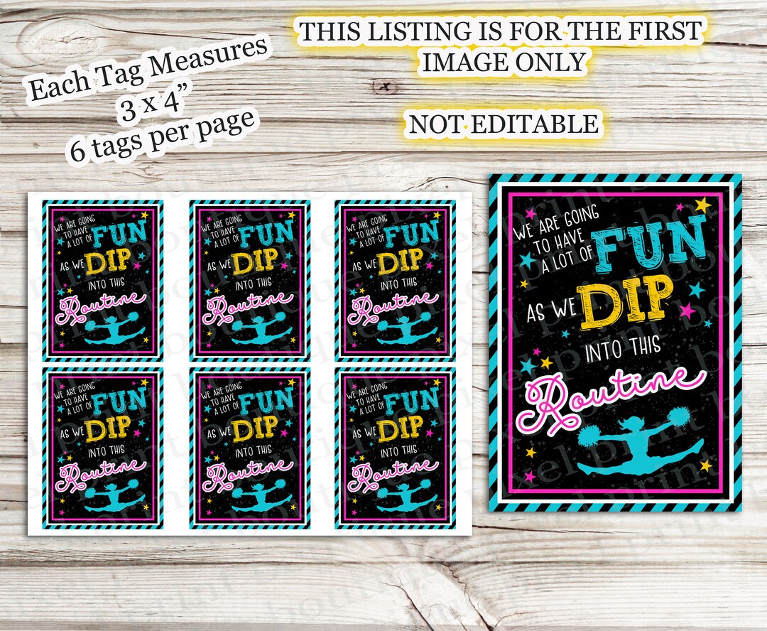 INSTANT DOWNLOAD: Fun as We Dip Into This Routine Dance Team Squad ...