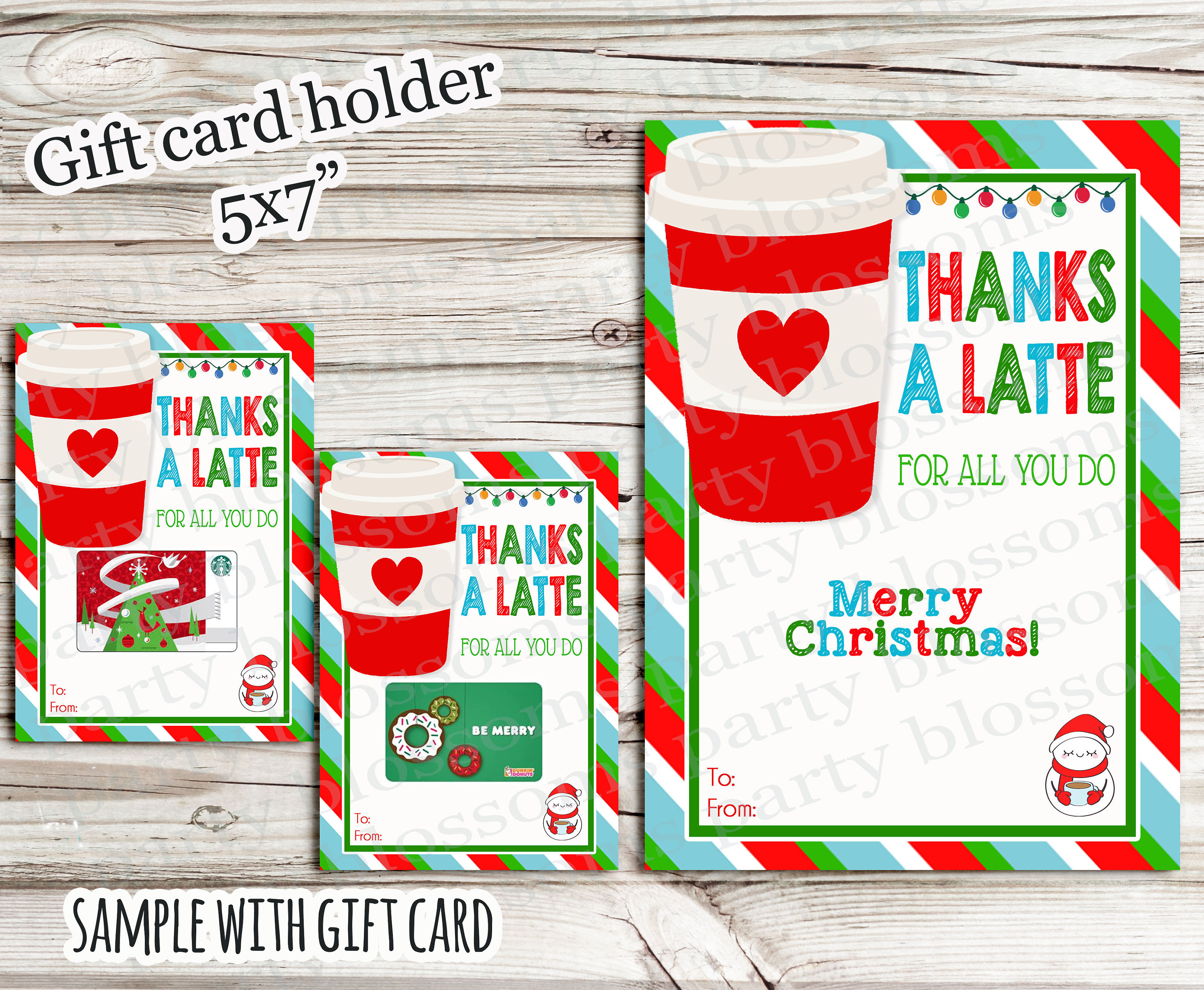 INSTANT DOWNLOAD Not Editable Thanks A Latte for All You Do for Our ...