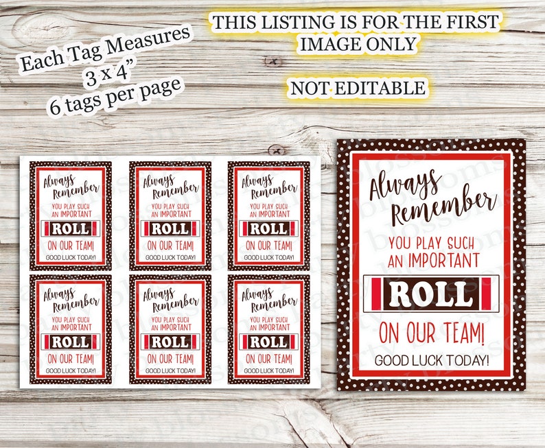 INSTANT DOWNLOAD Thanks for the Important Roll Role Tootsie You Play ...