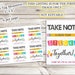 INSTANT DOWNLOAD Take Note Great Team Sticks Together Thank You for All ...