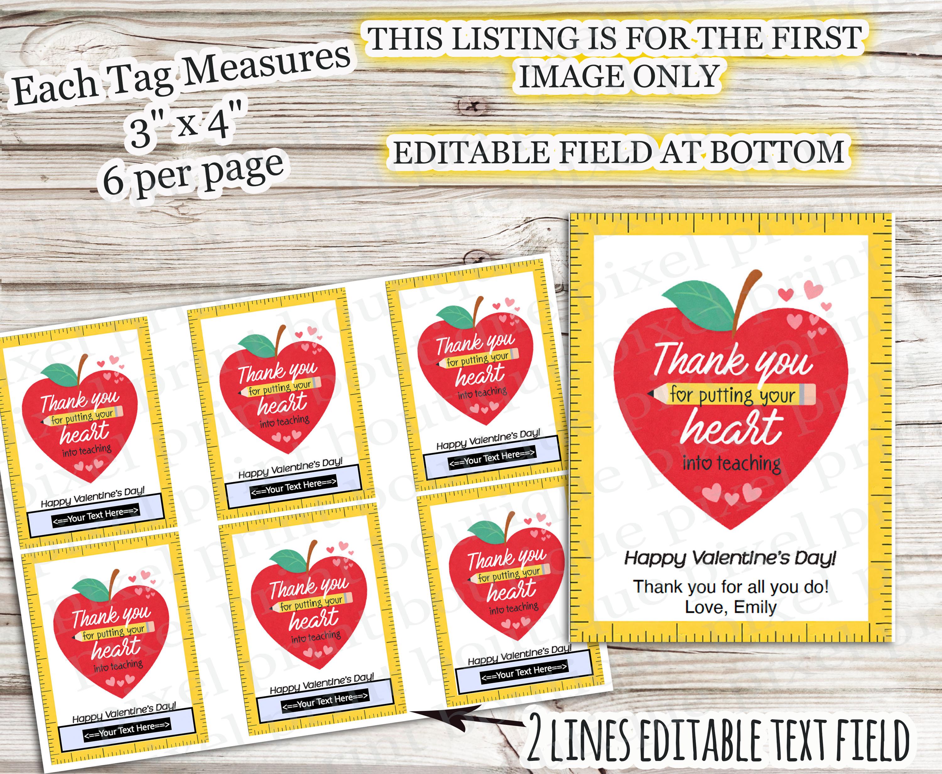 INSTANT DOWNLOAD EDITABLE Text Field Thank You for Putting Your Heart ...