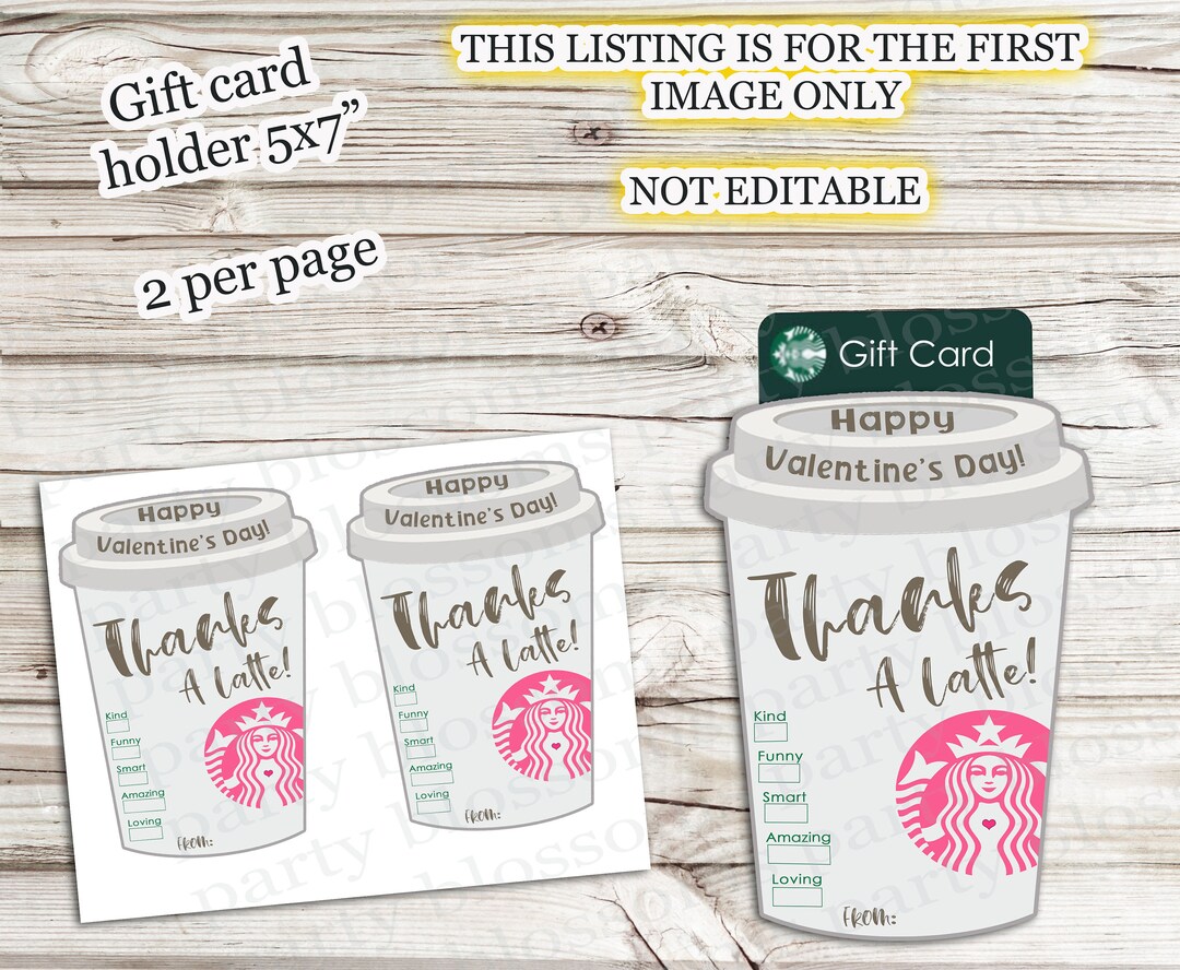 INSTANT DOWNLOAD Thanks A Latte Coffee Cup to Go Sip Sip Hooray Happy ...