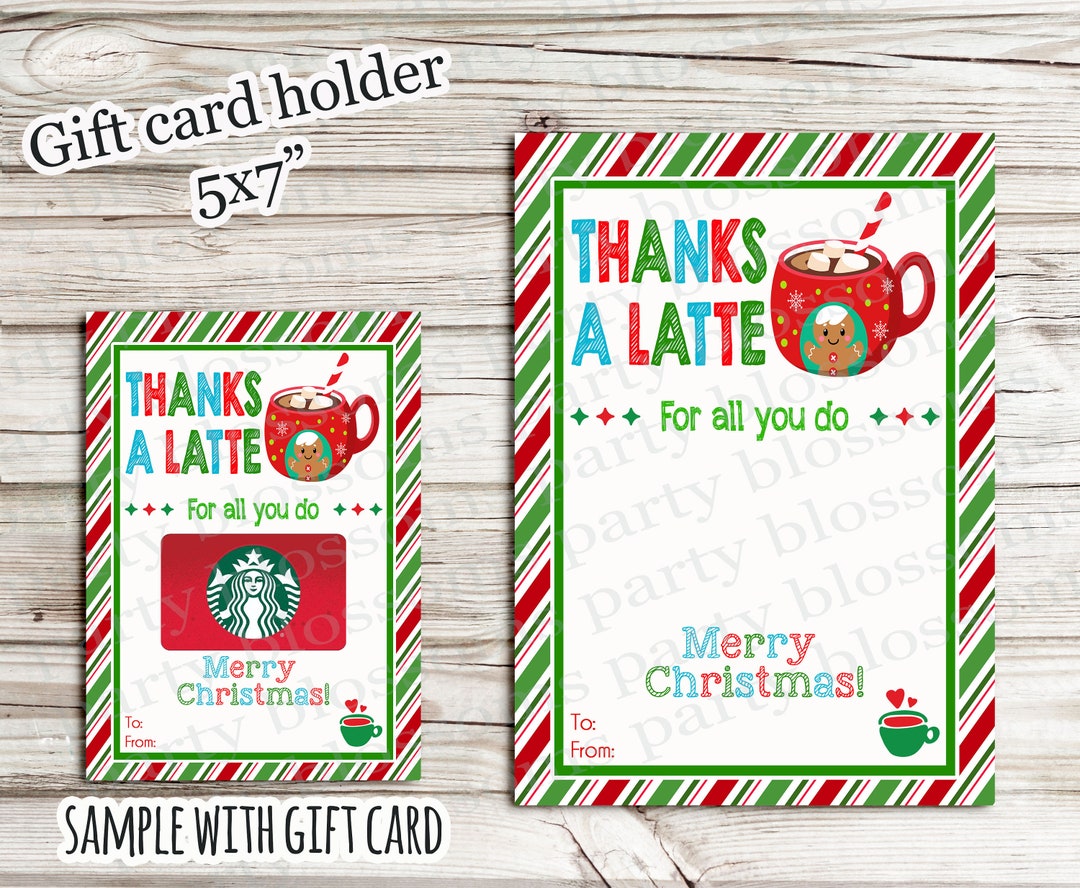 INSTANT DOWNLOAD Not Editable Thanks A Latte for All You Do for Our ...