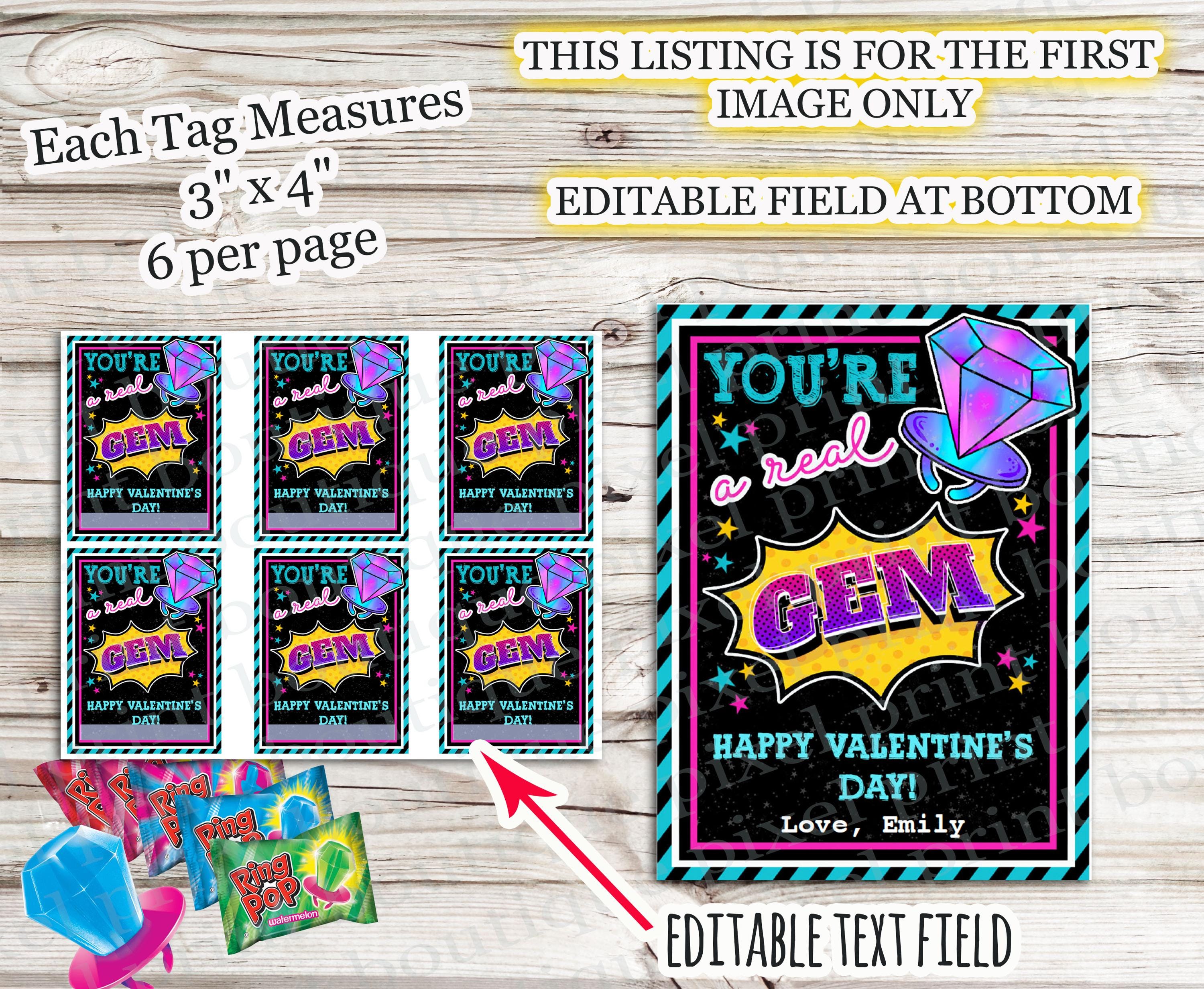 INSTANT DOWNLOAD Have A Chappy Valentine's Day Chap Stick Lip Balm Tag ...