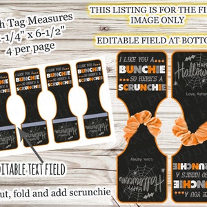 INSTANT DOWNLOAD Editable Printable Halloween Chip or Treat Chocolate ...