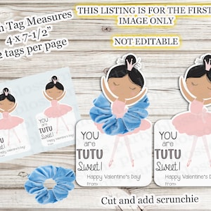 INSTANT DOWNLOAD Like You A Bunchie so Here's A Scrunchie Valentine ...