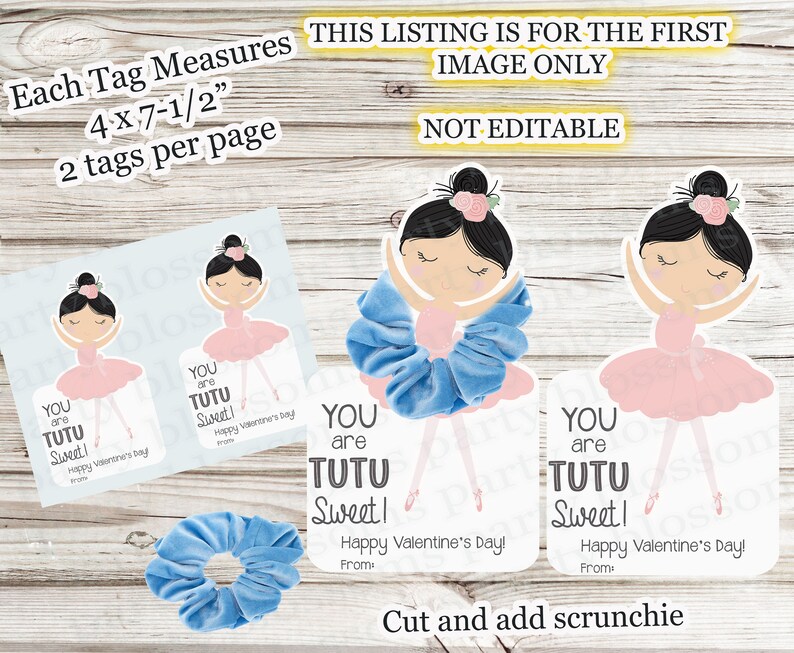 INSTANT DOWNLOAD Like You A Bunchie so Here's A Scrunchie Valentine ...