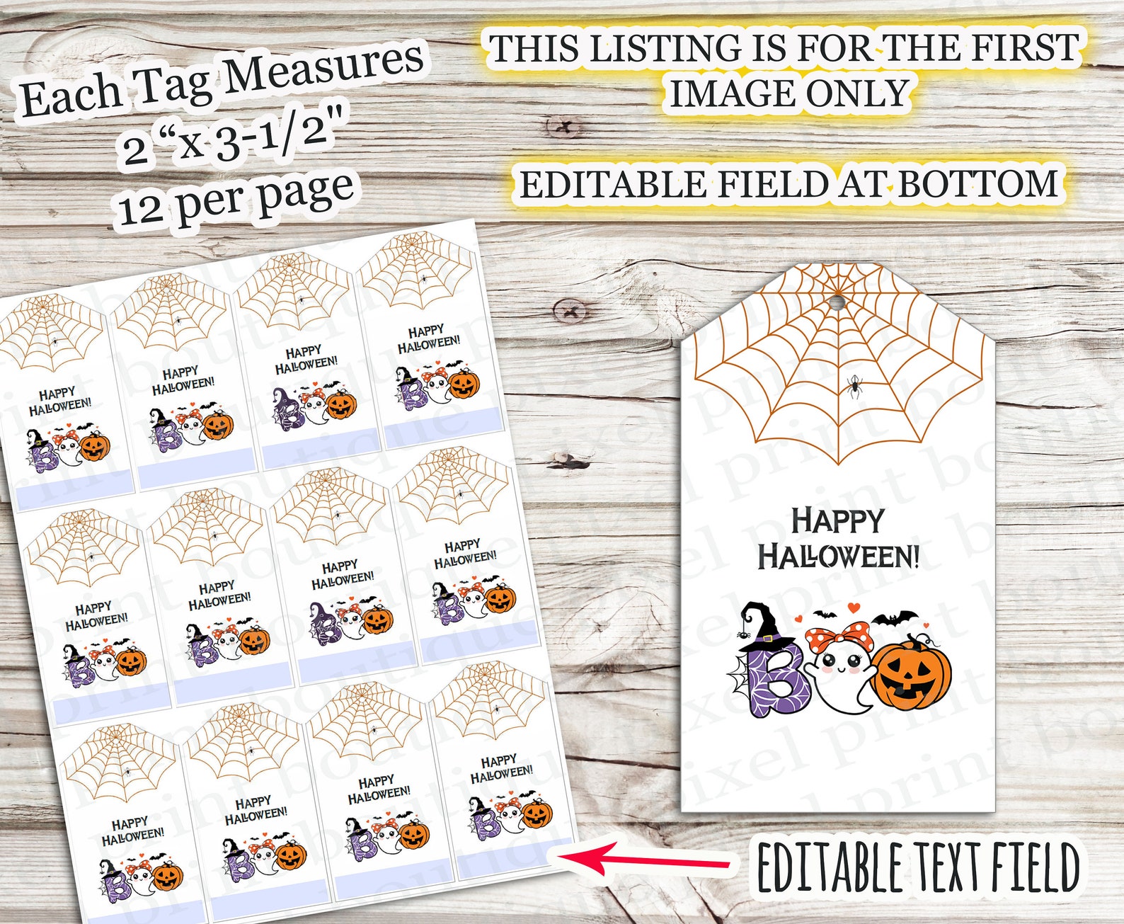 INSTANT DOWNLOAD Printable Halloween Thanks for Being a Faboolous ...