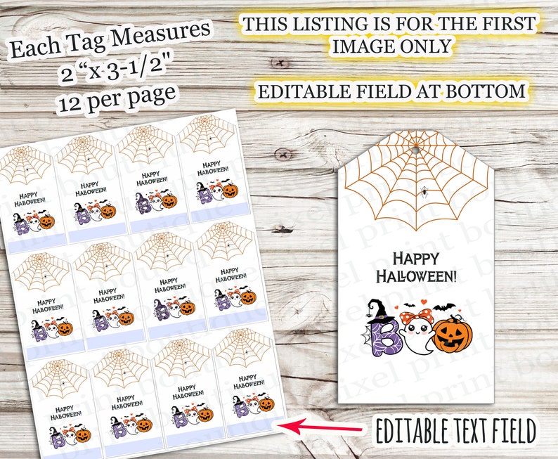 INSTANT DOWNLOAD Printable Halloween Thanks for Being a Faboolous ...