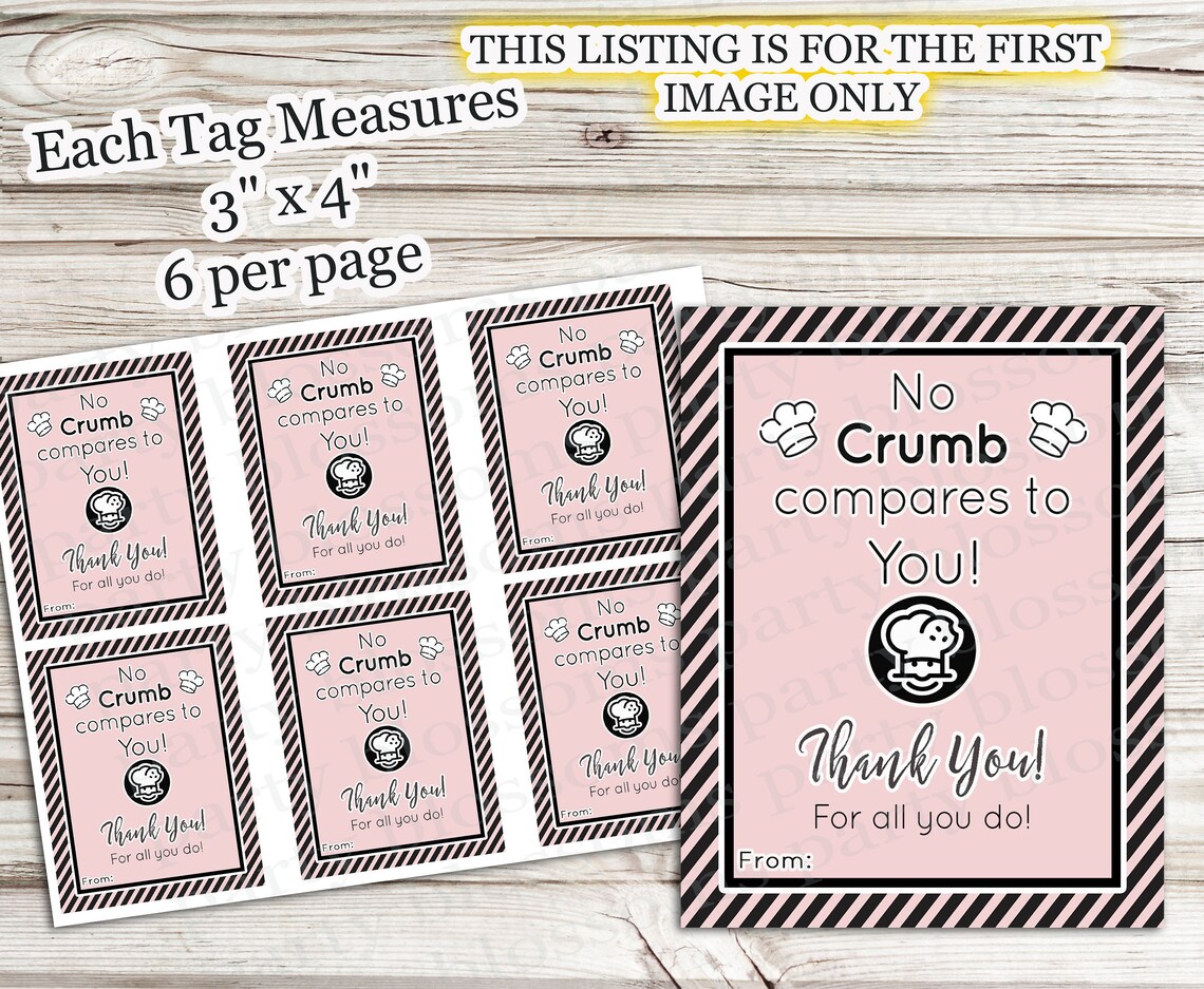 INSTANT DOWNLOAD Our School Would Crumbl Without You Thank You for All ...