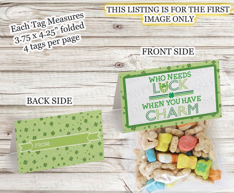 INSTANT DOWNLOAD Thanks A Lotto for All You Do St Patricks Day Gift ...