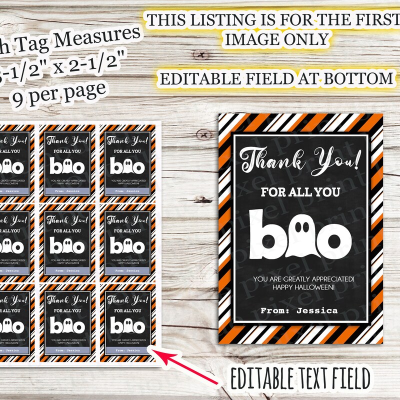 Thank You for All You Boo - Etsy